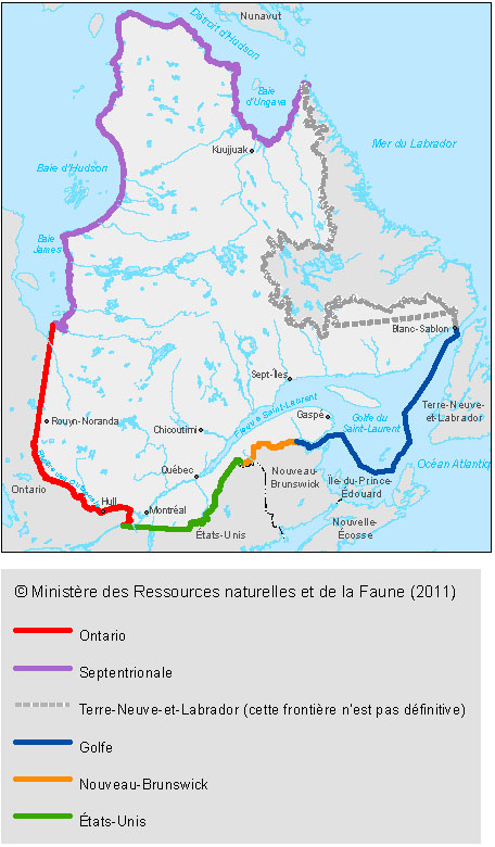 The Borders between Quebec and Newfoundland & Labrador | James Bowden's ...