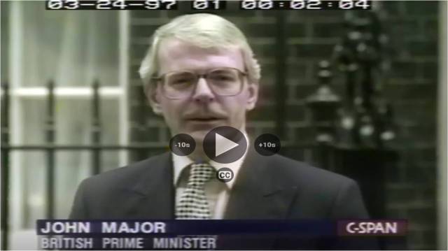 Sir John Major’s Hypocrisy on Prorogation: The Courts Have No Authority ...